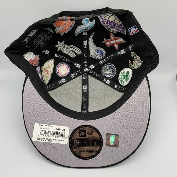 New Era | Accessories | Nba All Over Logo Patch 9fifty New Era Hat ...